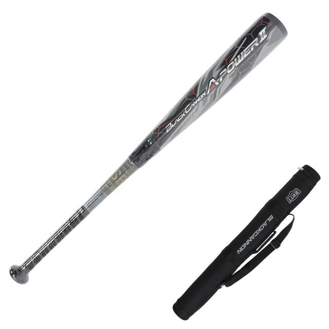 ゼット(ZETT)少年軟式用バット 野球 ジュニア ブラックキャノンAパワー2 76cm/590g平均 BCT75526-19…