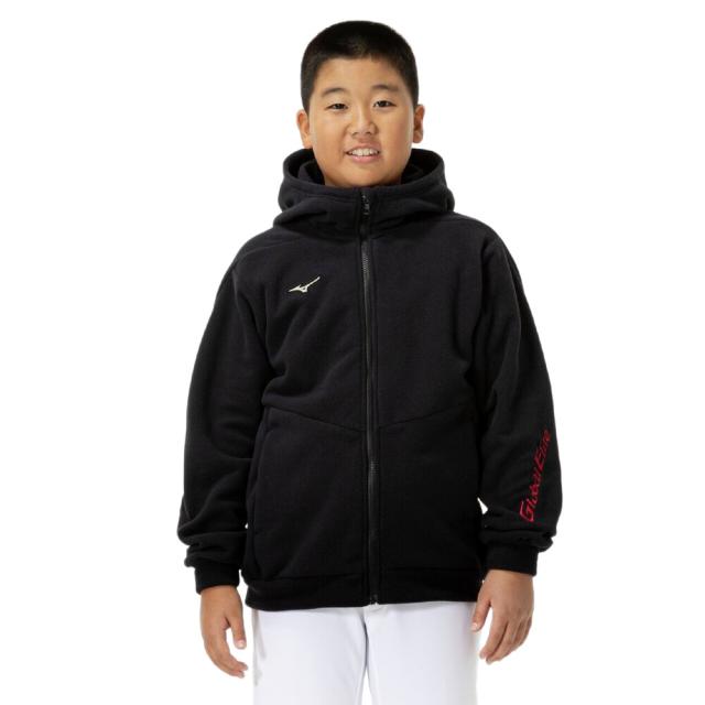 ミズノ(MIZUNO)野球ウェア ジュニア グローバルエリート フリースフーディ 厚手 12JECK8209(Jr)