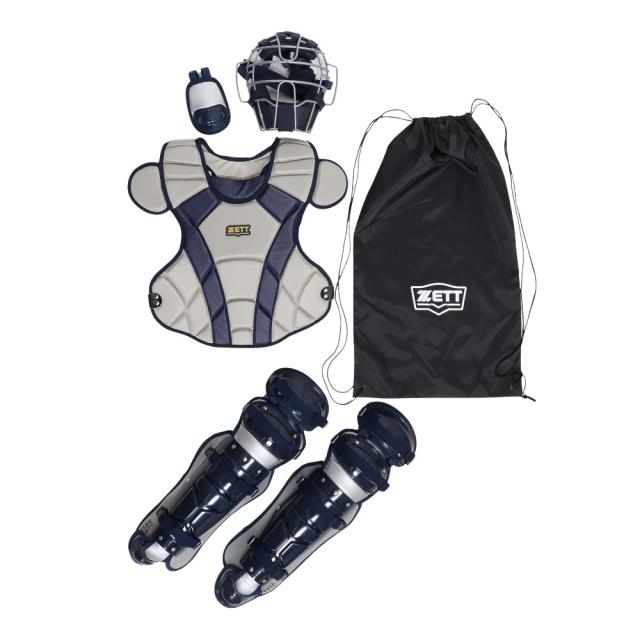 ゼット(ZETT)野球 軟式 キャッチャー 防具 4点セット BL3350-1529(Men’s)