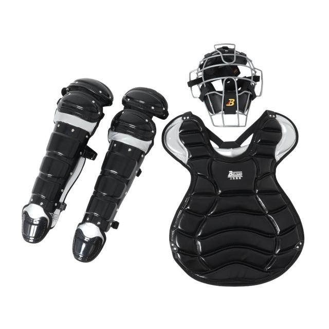 ベルガード(BELGARD)野球 軟式用 キャッチャー 防具 3点セット MPL1550-BKSV(Men’s)