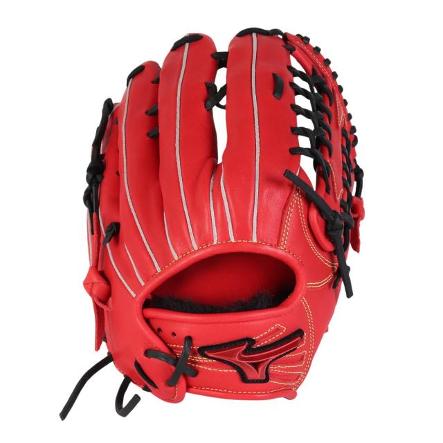 ミズノ(MIZUNO)ソフトボール用グラブ グローブ 外野手用 ウィルドライブ レッド IBE 1AJGS32407 7009…