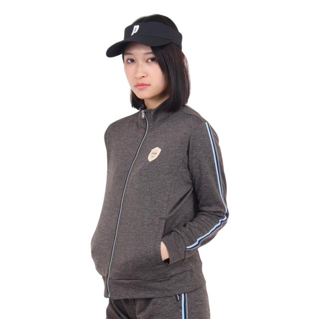 プリンス(PRINCE)テニスウェア レディース ジャケット WF3661 165 BLK(Lady’s)