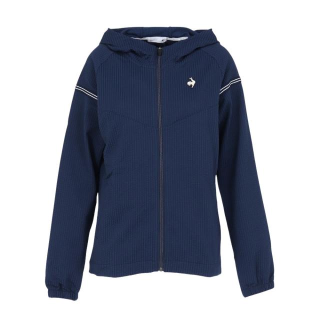 ルコックスポルティフ(lecoqsportif)テニスウェア フルジップフーディージャケット LN5FJK20L NV00(L…