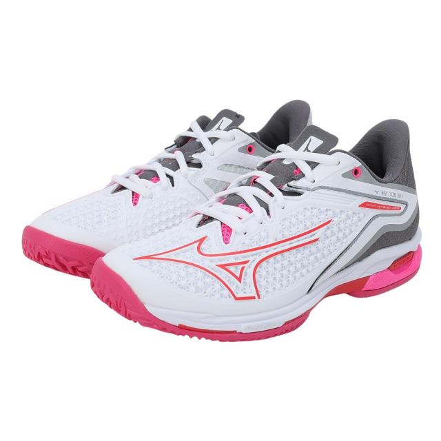 ミズノ(MIZUNO)オムニクレーコート用 テニスシューズ レディース ウエーブエクシードツアー 6 OC 61GB24735…