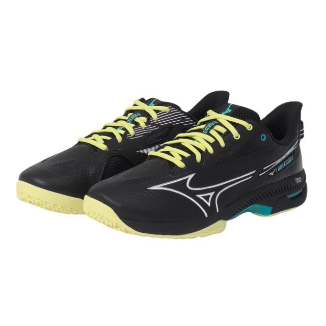 ミズノ(MIZUNO)テニスシューズ クレー/砂入り人工芝コート用 ウエーブエクシード5 SW OC 61GB231446(M…