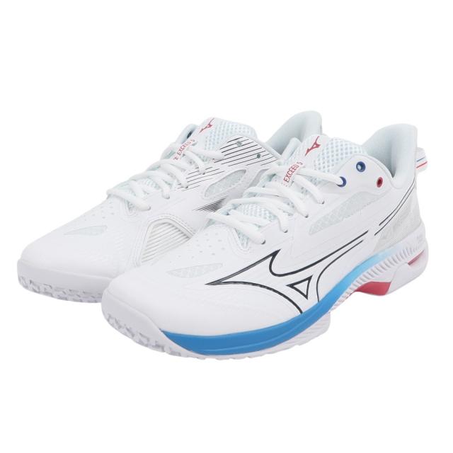 ミズノ(MIZUNO)オムニクレーコート用 テニスシューズ ウエーブエクシード5 OC WAVE EXCEED5 61GB23…