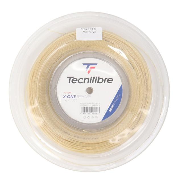 テクニファイバー(Technifibre)硬式テニスストリング X-ONE BIPHASE 1.30 TFSR201-NAT-…