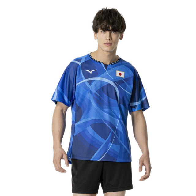 ミズノ(MIZUNO)卓球ウエア シャツ レプリカシャツ ユニセックス 82JAB50022(Men’s、Lady’s)