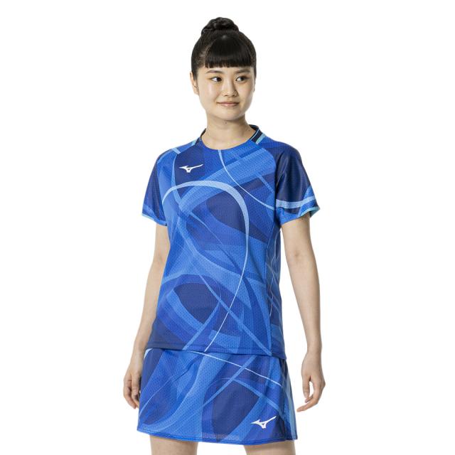 ミズノ(MIZUNO)卓球ウエア シャツ ゲームシャツ 82JAB70022(Lady’s)