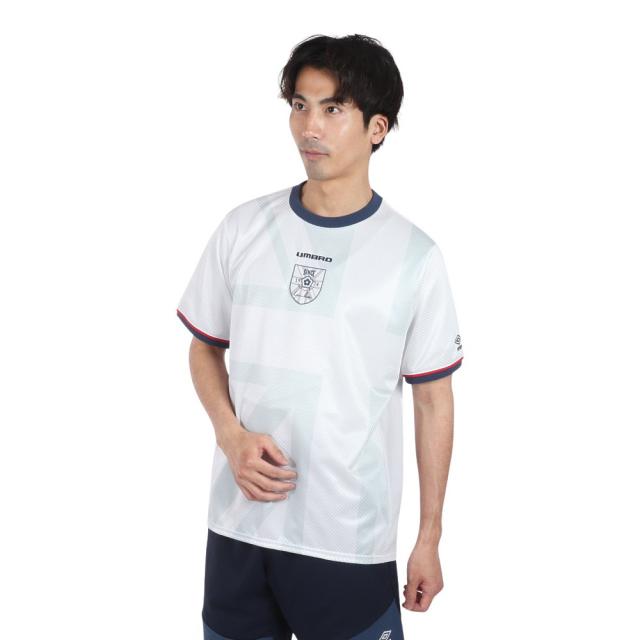 アンブロ(UMBRO)サッカーウェア 100周年 ゲ-ムシャツ UUUXJA00 WHT(Men’s)