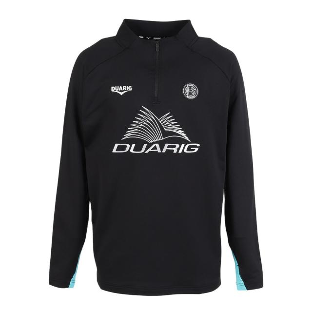 デュアリグ(DUARIG)サッカーウェア ジャージ ハーフジップ 5F0011-SCWR-741HD BLK(Men’s)