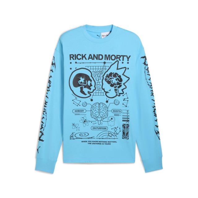 プーマ(PUMA)バスケットボールウェア 長袖Tシャツ HOOPS X リック アンド モーティー 63309901(Men’…