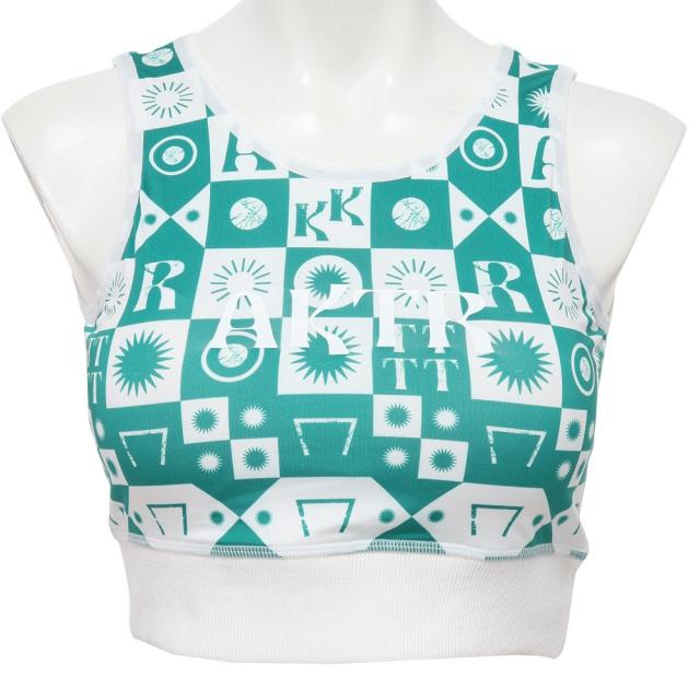 アクター(AKTR)バスケットボールウェア DESERT DAISY クロップトップ 222-079001 GR 速乾(Lad…