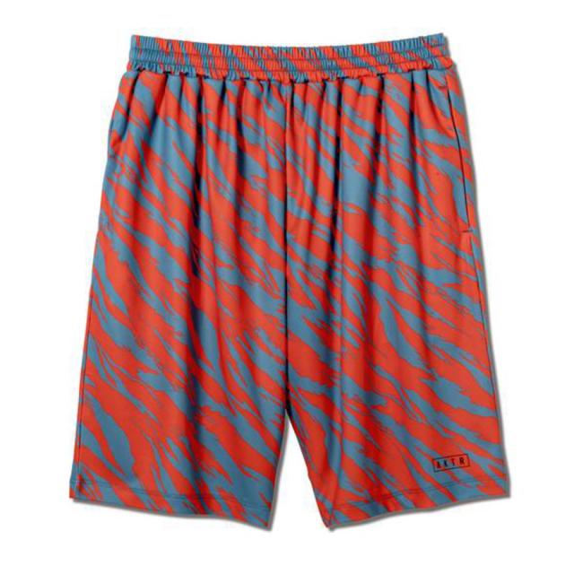 アクター(AKTR)バスケットボールウェア BEAST カモ 8.5インチ ショーツ 224-014002 RD(Men’s)