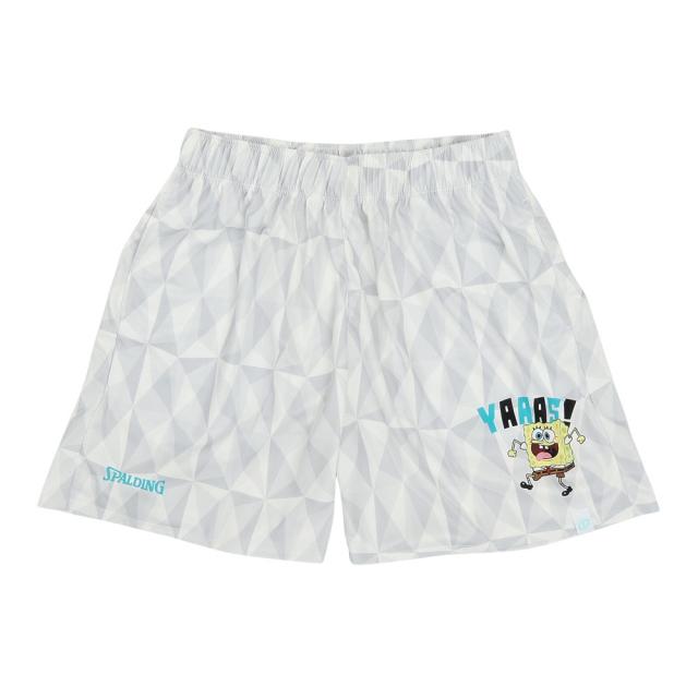 スポルディング(SPALDING)バスケットボールウェア プラクティスパンツ スポンジ・ボブ フレーズ SMP25148SWH…