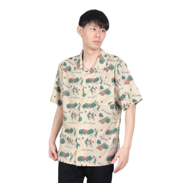 アクター(AKTR)バスケットボールウェア アロハシャツ 124-021010 WH 速乾(Men’s)