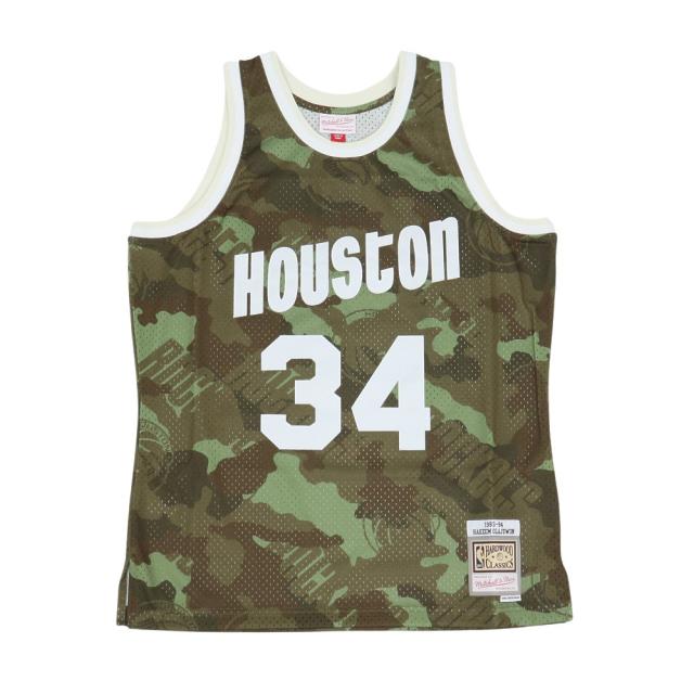 ミッチェルアンドネス(Mitchell&Ness)バスケットボール タンクトップ NBA アキーム・オラジュワン ヒューストン…