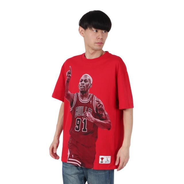 ミッチェルアンドネス(Mitchell&Ness)プレイヤー 半袖Tシャツ シカゴブルズ NN8097-CBUSCAR(Men…