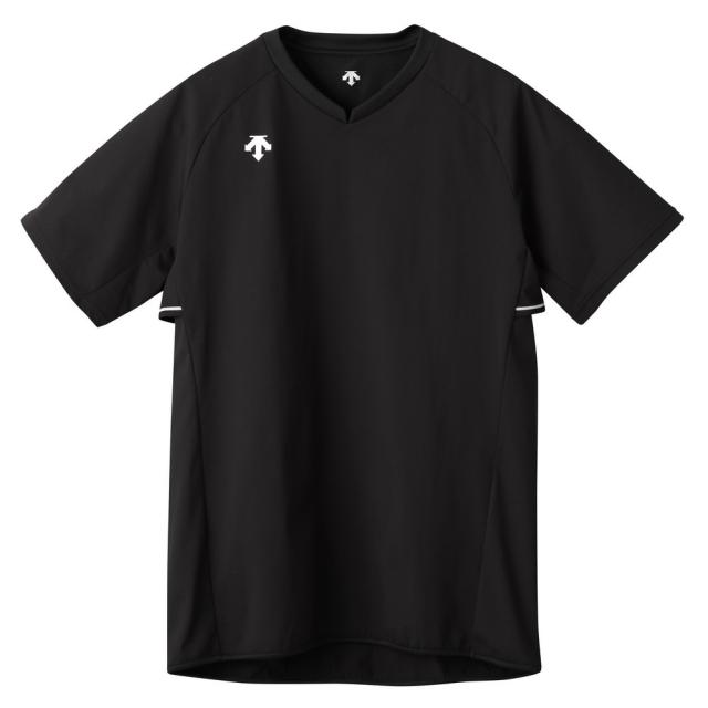 デサント(DESCENTE)バレーボールウェア 半袖バレーボールピステ DV5SWB01U BK00(Men’s、Lady’s)