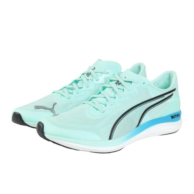 プーマ(PUMA)ランニングシューズ トレーニングシューズ 部活 プロピオ ニトロ ミント 31142806 スニーカー(Me…