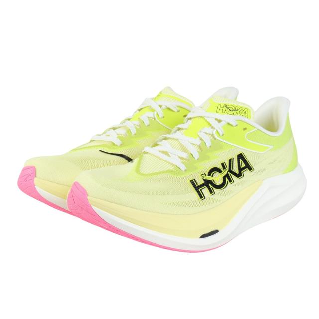 ホカ(HOKA)ランニングシューズ トレーニングシューズ 部活 ロケット X 3 イエロー 1168724-SNLG スニーカ…