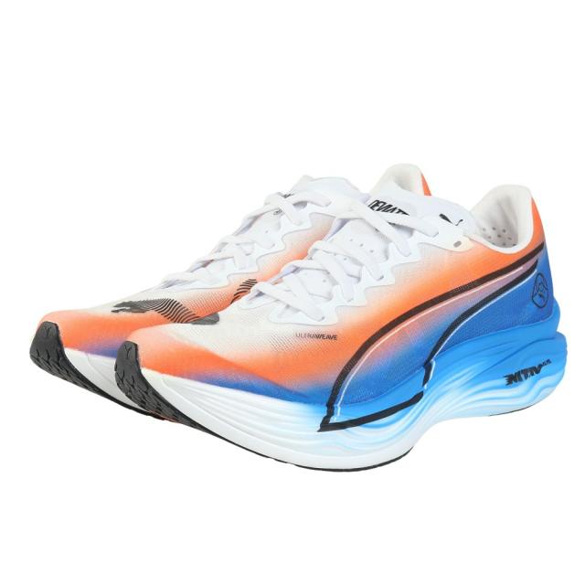 プーマ(PUMA)ランニングシューズ トレーニングシューズ ディヴィエイト ニトロ エリート 3 駅伝 ホワイト ブラック 3…