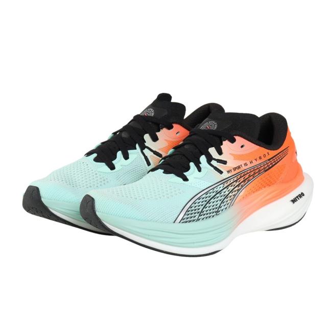 プーマ(PUMA)ランニングシューズ ジョギングシューズ プーマ ハイロックス ディヴィエイト ニトロ 3 レッド ブルー 3…