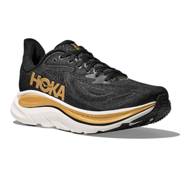 ホカ(HOKA)ランニングシューズ ジョギングシューズ クリフトン 10 ブラック ゴールド 1162030-BKGD スニー…