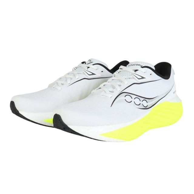 サッカニー(SAUCONY)ランニングシューズ ジョギングシューズ トライアンフ 22 ホワイト イエロー S20964-13…
