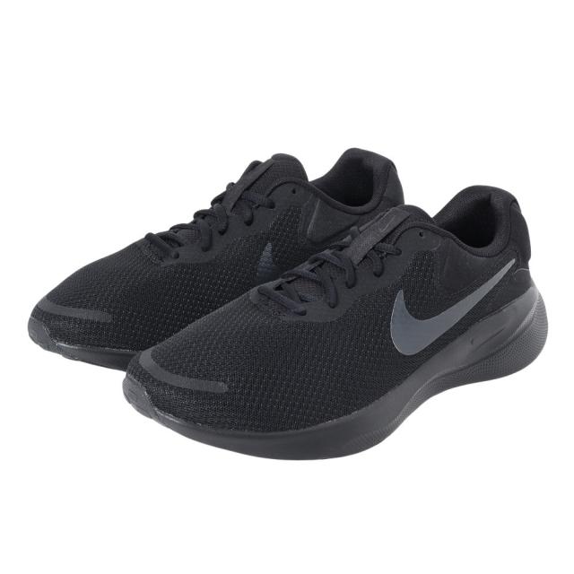 ナイキ(NIKE)スポーツ シューズ レボリューション7エクストラワイド ブラック FB8501-001 スニーカー ランニン…の通販はau ...