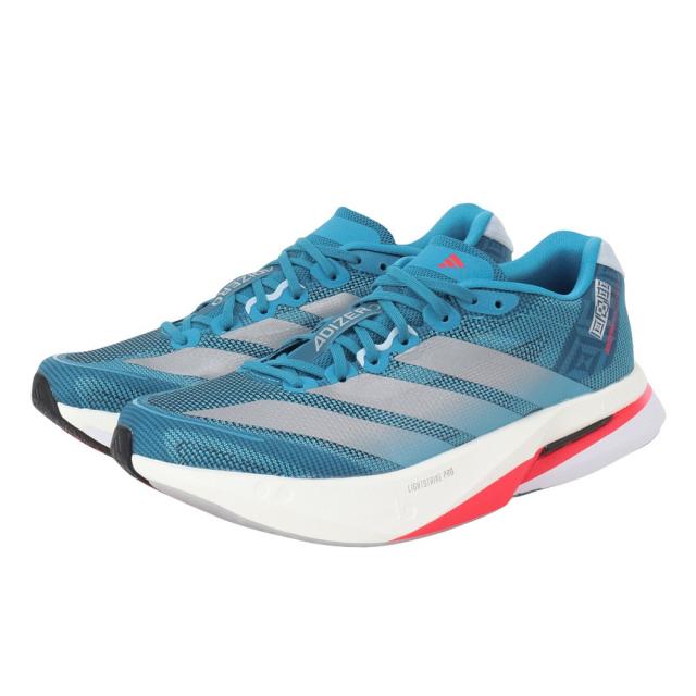 アディダス(adidas)ランニングシューズ トレーニングシューズ 部活 アディゼロ ボストン 13 ブルー OPU27-JR…