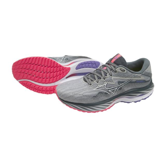 ミズノ(MIZUNO)ランニングシューズ ウェーブ ライダー 27 グレー J1GD230321 スニーカー ジョギング クッ…