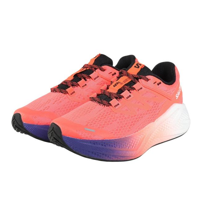 サロモン(SALOMON)ランニングシューズ ジョギングシューズ エアロ グライド 3 サーモンピンク L47976500 ス…