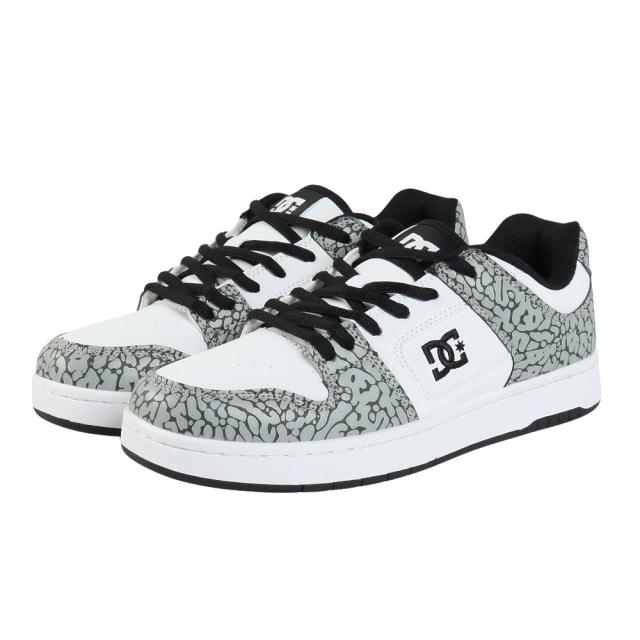 ディーシーシューズ(DC SHOES)スニーカー ボーダーシューズ マンテカ 4 SE SN ホワイト グレー 25FWDM2…