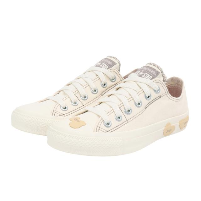 コンバース(CONVERSE)スニーカー キャンパスシューズ オールスター BS スリップ OX たべっ子どうぶつ オフホワイ…