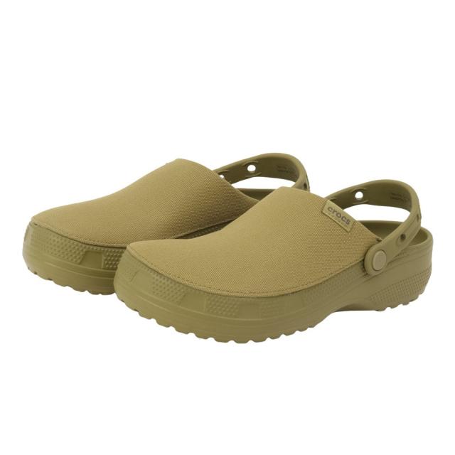 クロックス(crocs)サンダル クラシック クラフテッド クロッグ カーキ 211354-3UA スポーツサンダル カジュア…