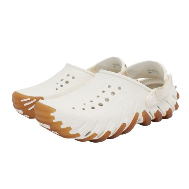 クロックス(crocs)サンダル エコー ガム RO クロッグ Chalk オフホワイト 211675-0WV スポーツサンダ…