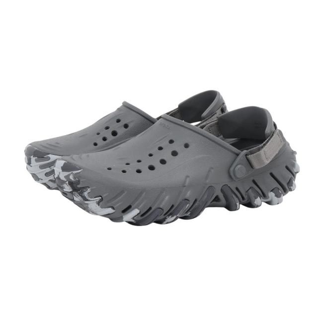 クロックス(crocs)サンダル エコー カモ RO クロッグ SGy/Mlt グレー 212095-0IE カジュアルシュー…