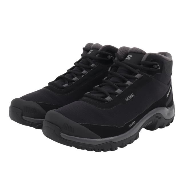 サロモン(SALOMON)スノーシューズ スノトレ シェルター ウォータープルーフ ブラック L47854200 カジュアルシ…