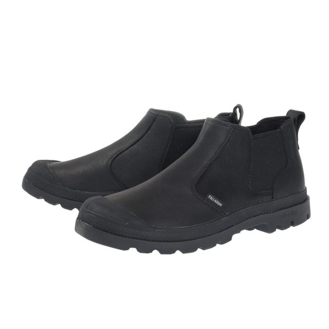 パラディウム(PALLADIUM)カジュアルシューズ パンパ ライト チェルシー ウォータープルーフ ブラック 76979-0…