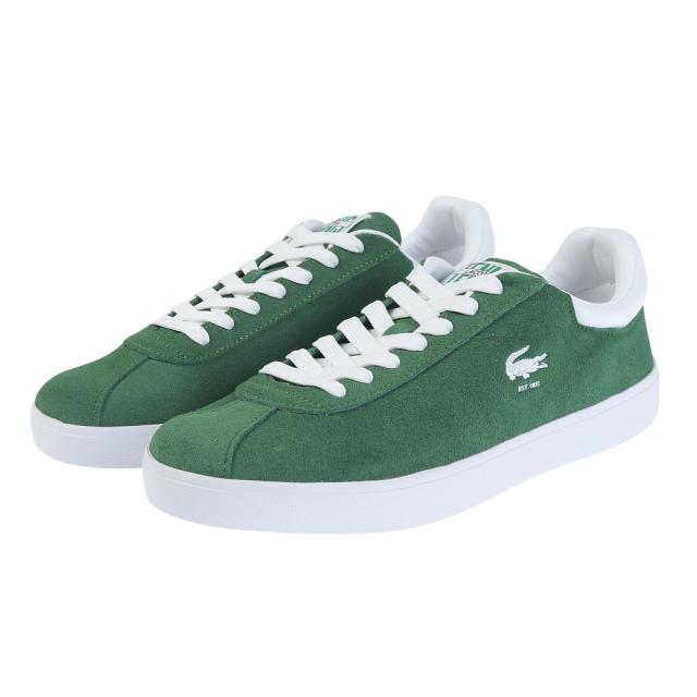 ラコステ(LACOSTE)スニーカー ベースショット 223 1 SMA ダークグリーン 46SMA0065-2D2 カジュア…
