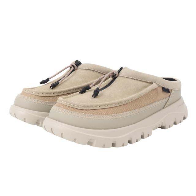 シャカ(SHAKA)カジュアルシューズ ジップ モカシン ミュール EX ベージュ SK-347 SAND スエード(Men’…