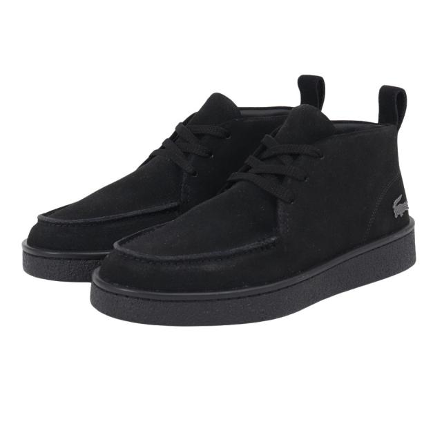 ラコステ(LACOSTE)カジュアルシューズ ベースショット チャッカ 2251 ブラック 50SMA002702H ブーツ …