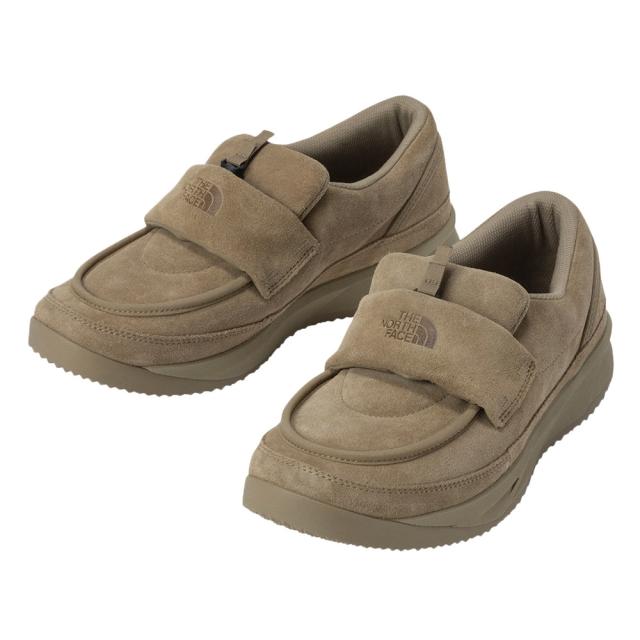 ザ・ノース・フェイス(THE NORTH FACE)カジュアルシューズ ヌプシ ローファー スエード ベージュ NF52576…