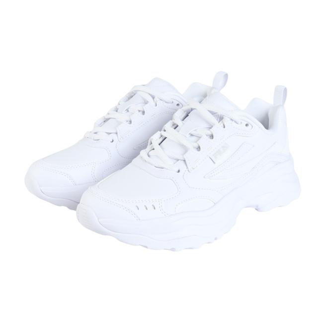 フィラ(FILA)厚底カジュアルスニーカー ウッドブロックSTR 1RM02259E100(Lady’s)