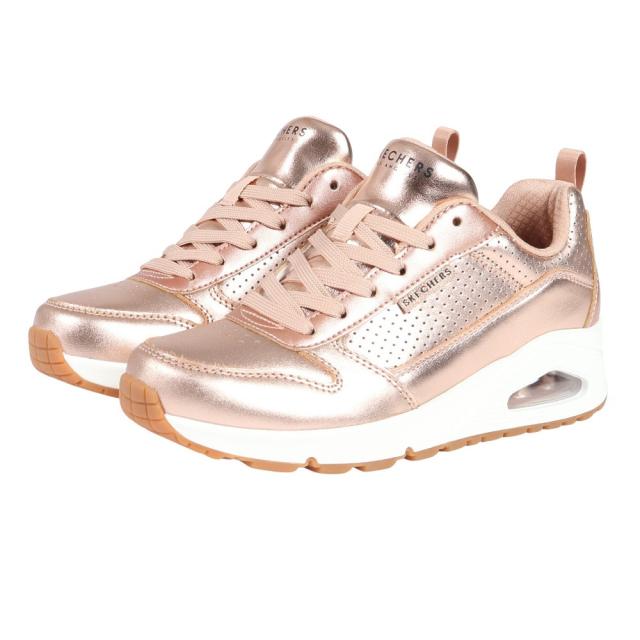 スケッチャーズ(SKECHERS)カジュアルシューズ ウノ メタリックス 177109-RSGD(Lady’s)