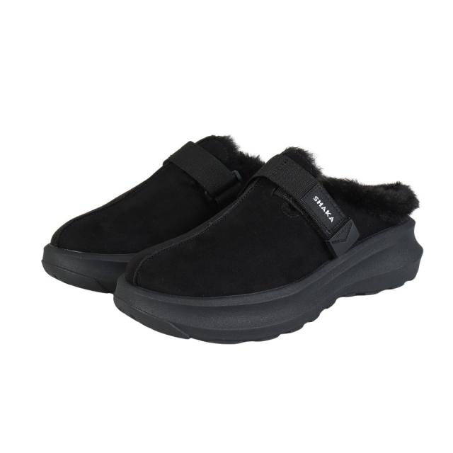 シャカ(SHAKA)カジュアルシューズ スナッグ ボア クロッグ ブラック GES SK-344 BLACKスエード(Lady…