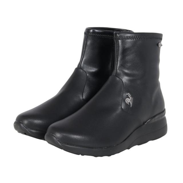 ルコックスポルティフ(lecoqsportif)ブーツ カジュアルシューズ LCS アンジェ II ブラック シルバー LU5…