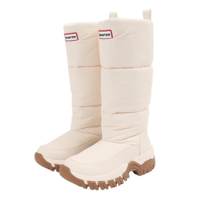 ハンター(Hunter)ブーツ カジュアルシューズ イントレピッド ワンダラー トール スノー オフホワイト UFT7120W…
