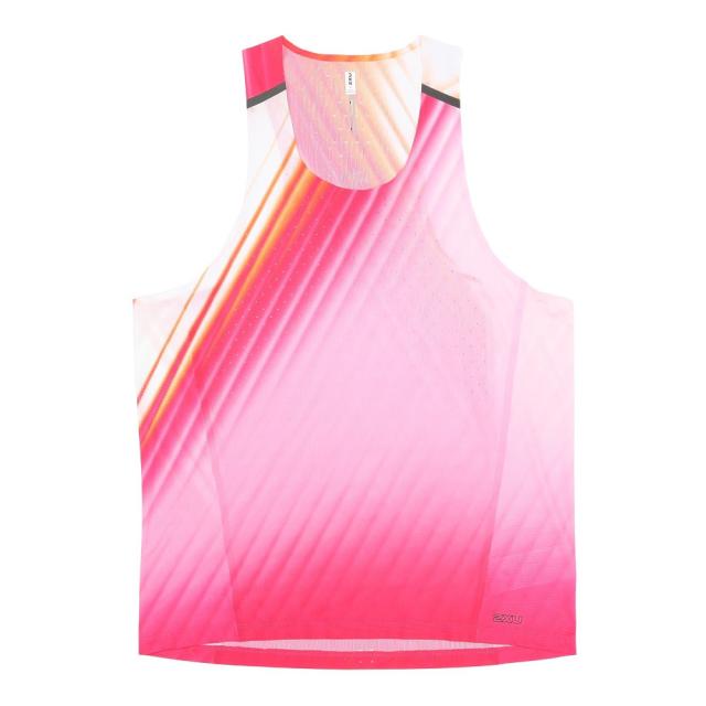 ツー・タイムズ・ユー(2XU)ライトスピード リアクト シングレット タンクトップ MR7375A-FGG/BRF(Men’s)